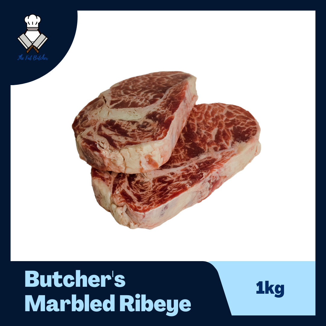 Butcher's Marbled Ribeye – The Fat Butcher