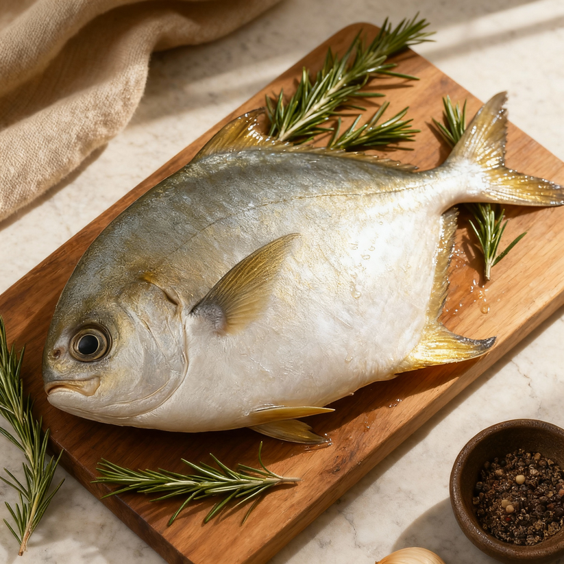 Golden Pompano – The Fat Butcher