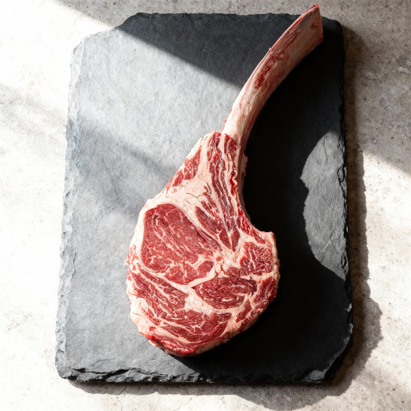 USDA Angus Tomahawk Steak – The Fat Butcher