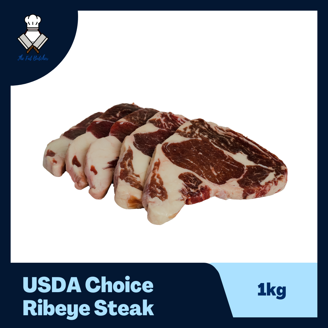 USDA Choice Ribeye Steak – The Fat Butcher